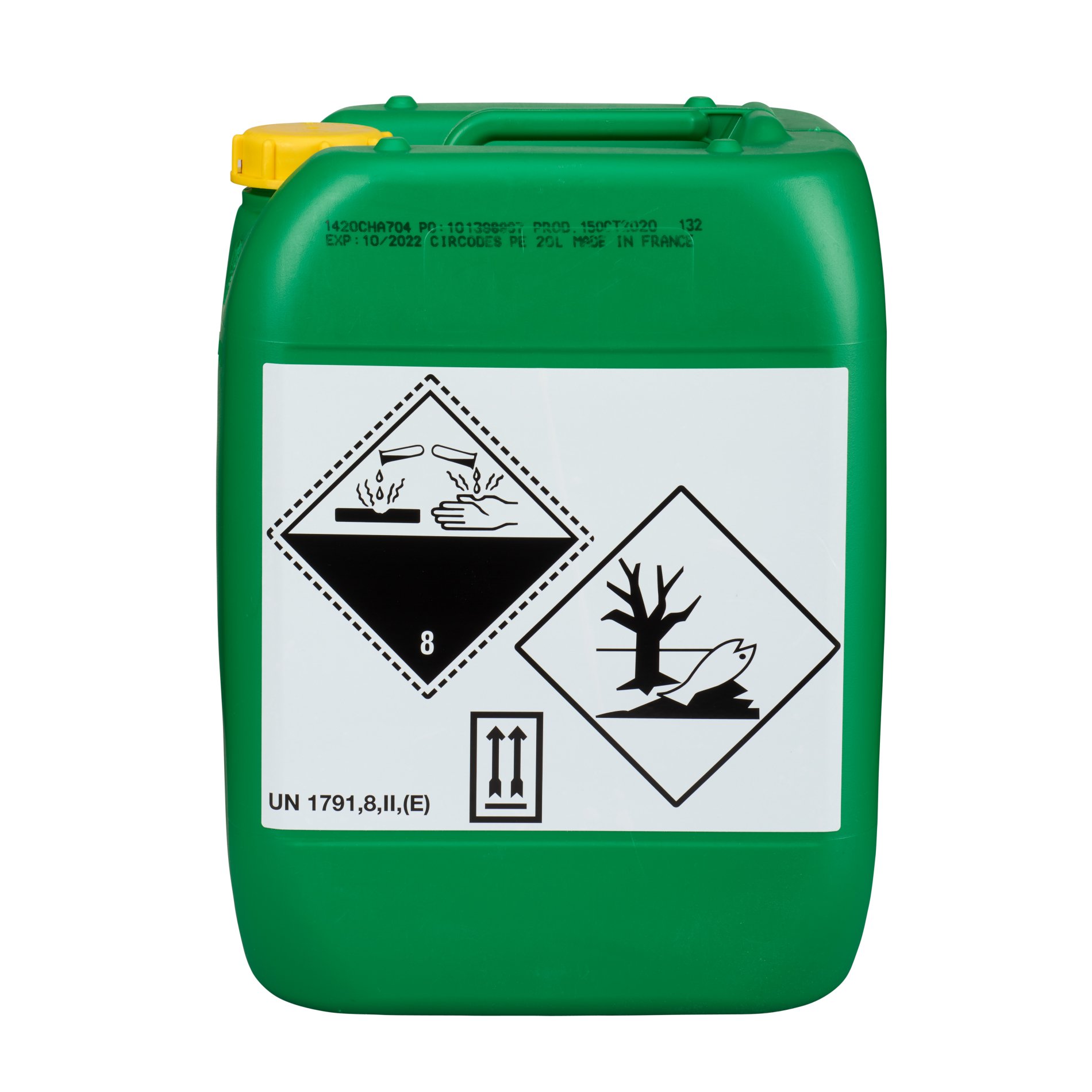 Chlore liquide BE-REG-00358 20L (chloorbleekloog) | Piscineshop.be